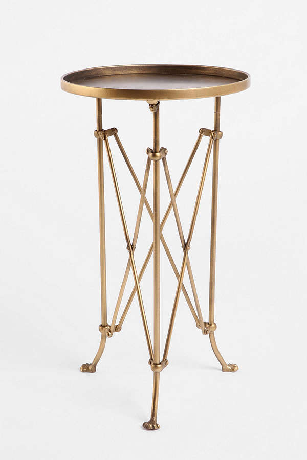 Urban Outfitters Metal Accordion Side Table - ShopStyle