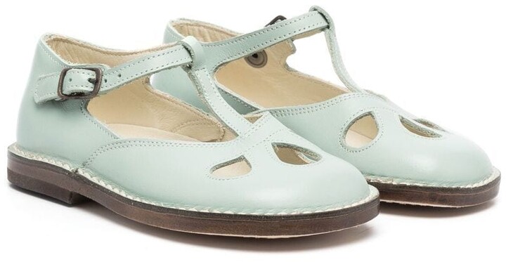 Pépé Kids Lucy cut-out ballerina shoes - ShopStyle