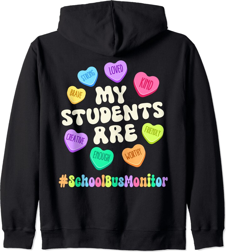 Valentine's Day School Bus Monitor Teacher Valentine School Bus Monitor ...