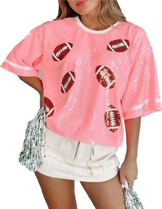 Women's Red Sequin Tops | ShopStyle