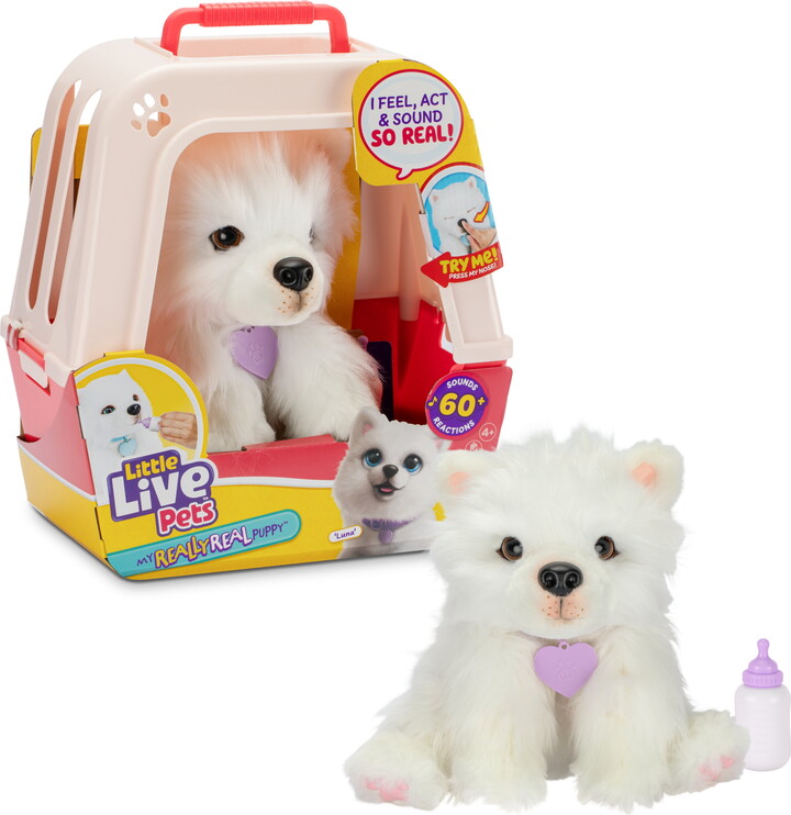 Little Live Pets My Really Real Puppy Luna The Samoyed, Interactive Toy ...