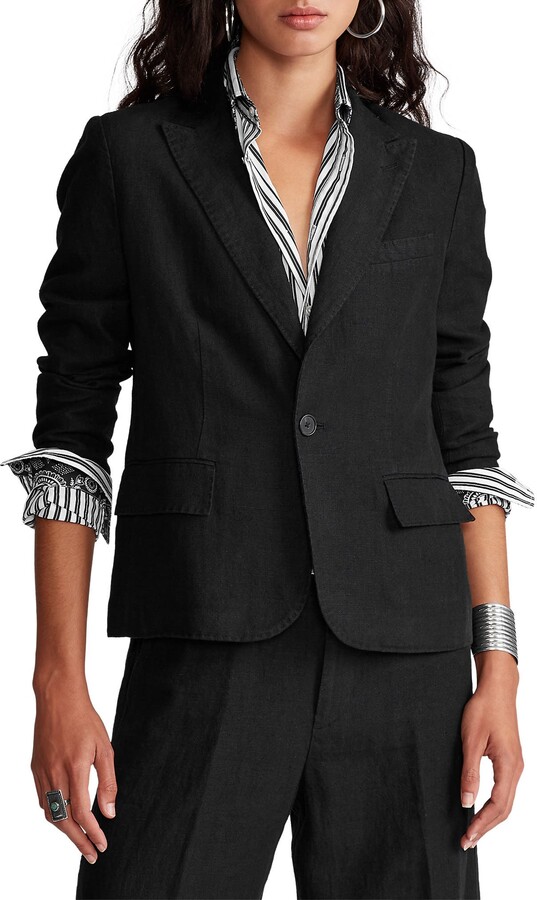 Polo Ralph Lauren Women's Linen Blazer - ShopStyle
