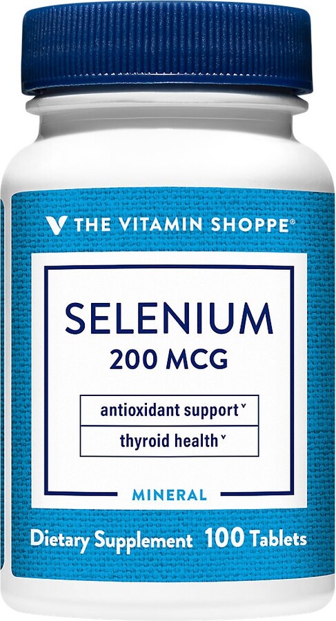 The Vitamin Shoppe Selenium 200 MCG (100 Tablets) - ShopStyle Skin Care