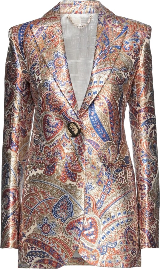 Paco Rabanne Suit Jacket Orange - ShopStyle