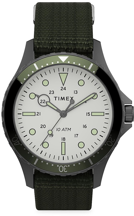 Timex Navi XL Fabric Slip-Thru Strap Watch - ShopStyle