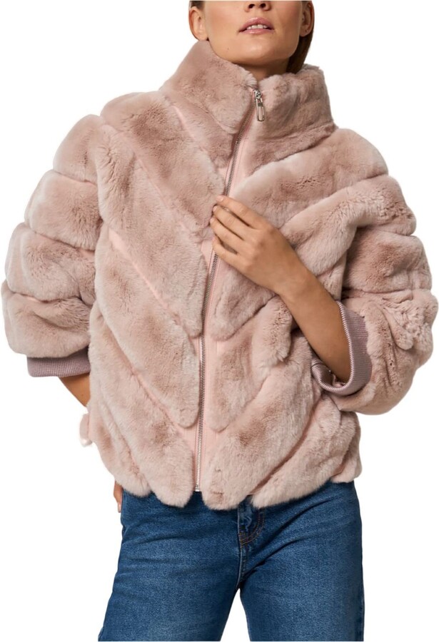 Dawwoti Women's Faux Fur Cropped Jacket - ShopStyle Plus Size Outerwear