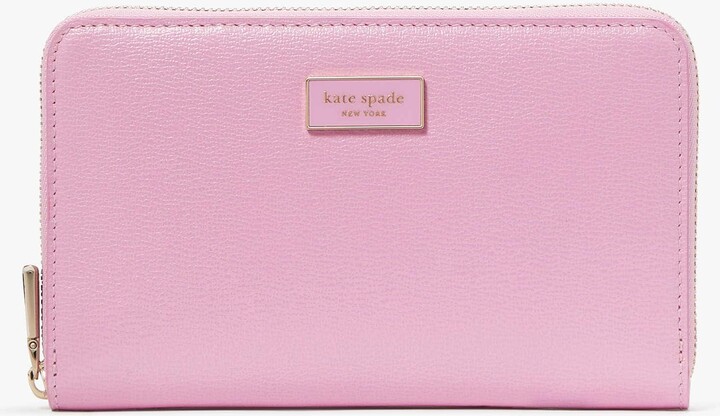 Kate Spade Katy Shiny Medium Zip-Around Wallet - ShopStyle