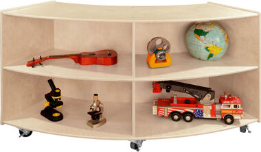 Wood Designs Contender Mobile Convex Storage Unit - Assembled ...