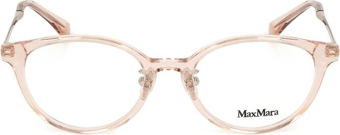 Max Mara Oval Frame Glasses - ShopStyle Eyeglasses