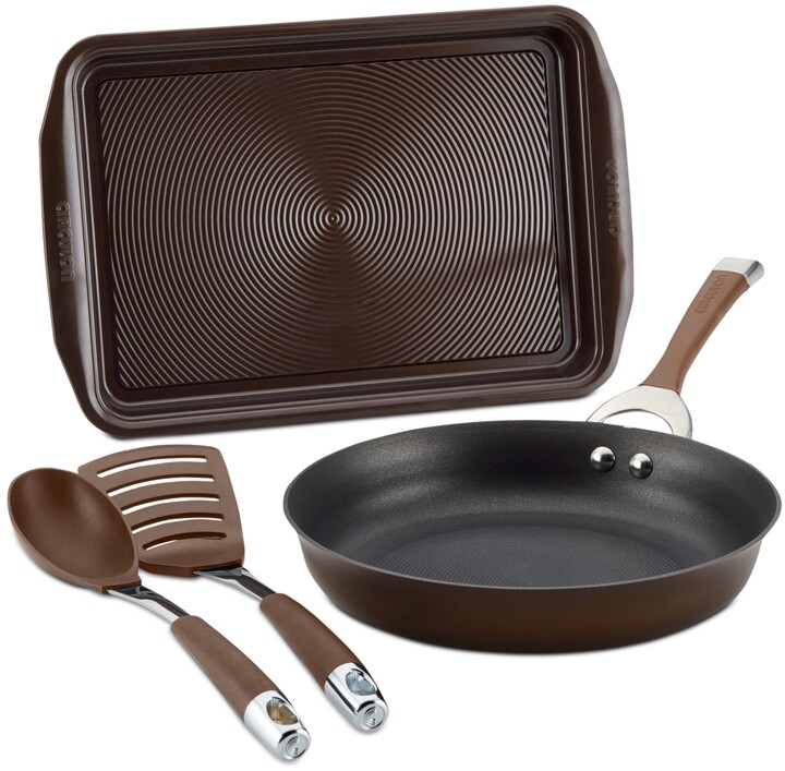 Circulon Symmetry Hard-Anodized Nonstick Weeknight 4-Pc. Cookware Set ...