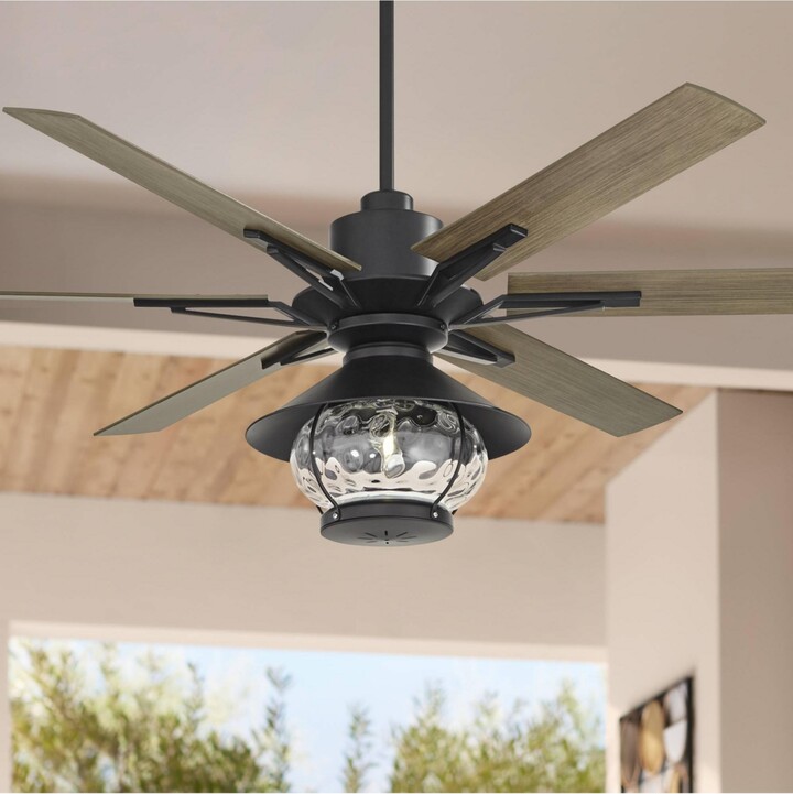 Casa Vieja 60" Expedition Modern Outdoor Ceiling Fan with Led Light ...
