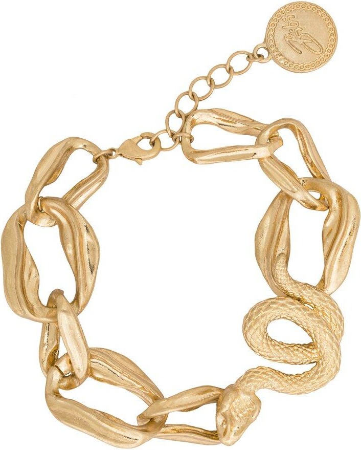 Bibi Bijoux Gold 'Serpent' Chunky Chain Bracelet - ShopStyle