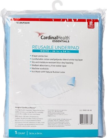 Cardinal Health Reusable Underpad, 36 in x 54 in, 10 Count - ShopStyle