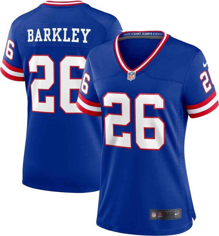 Nike Women's Saquon Barkley Royal New York Giants Classic Player Game ...