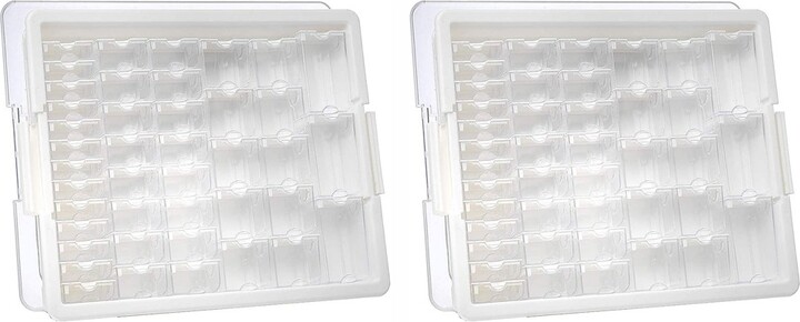 Elizabeth Ward Bead Storage Solutions 45 Piece Stackable Plastic ...