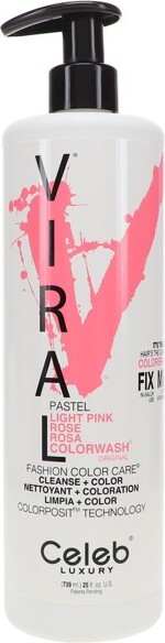 Celeb Luxury Viral Pastel Pink Backbar Colorwash 25 oz - ShopStyle Shampoo