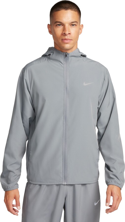Nike Men's Form Dri-fit Hooded Versatile Jacket - Smoke Grey ...