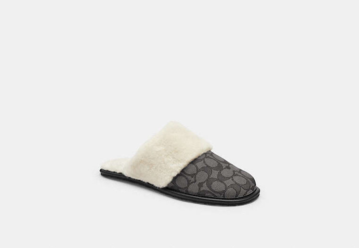 Coach Outlet Zena Slipper In Signature Jacquard - ShopStyle