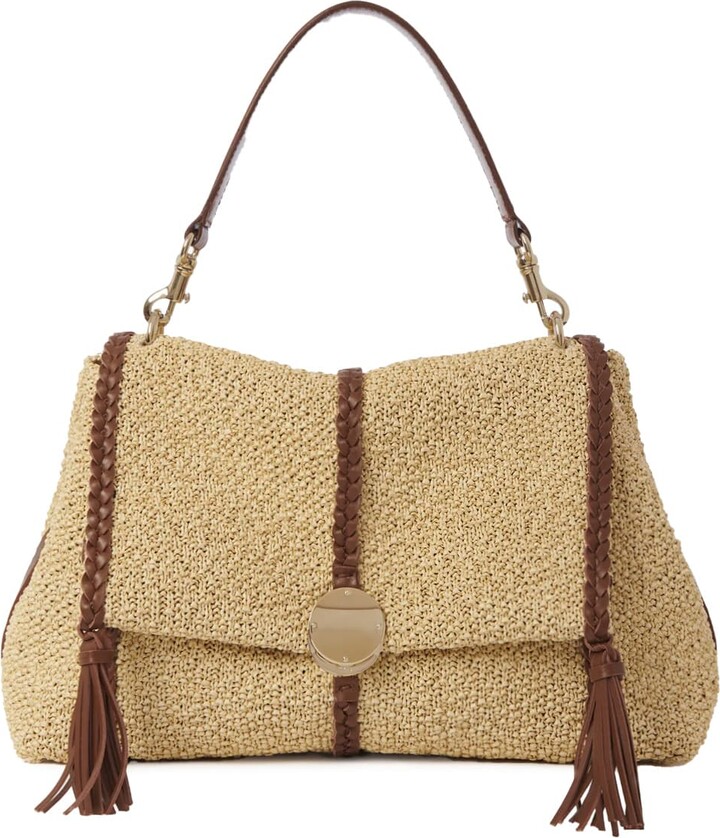 Chloé Tan Medium Soft Penelope Shoulder Bag - ShopStyle