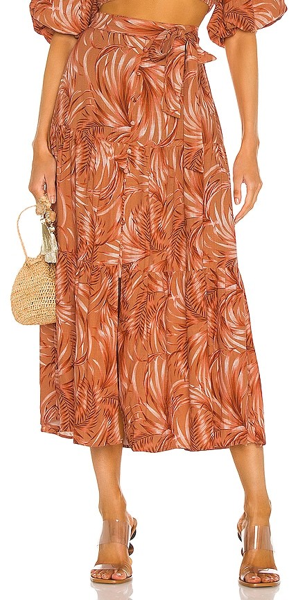 MinkPink Montego Midi Skirt - ShopStyle