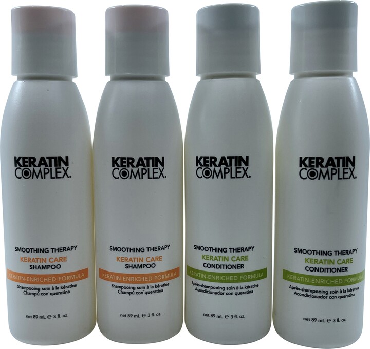 Keratin Complex Keratin Care Shampoo 3 OZ Set of 2 & Conditioner 3 OZ ...