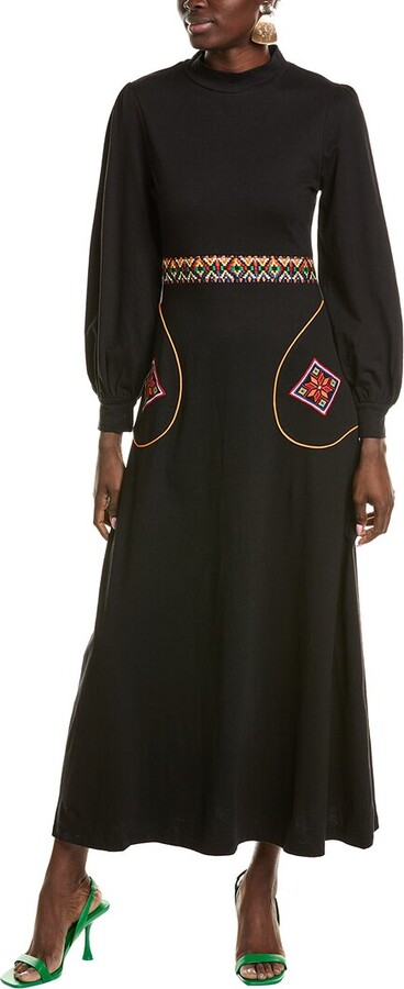 Garrie B Turtleneck Maxi Dress - ShopStyle