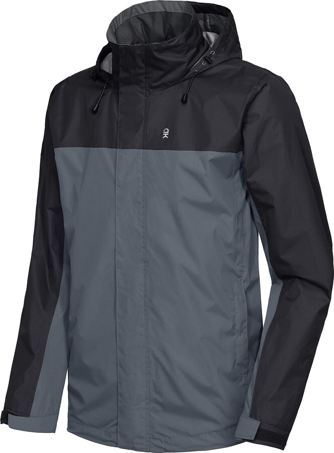 Little Donkey Andy Men's Waterproof Rain Jacket Outdoor Lightweight ...