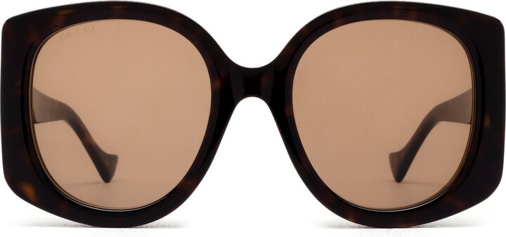 Gucci Eyewear Gg1257s Havana Sunglasses - ShopStyle