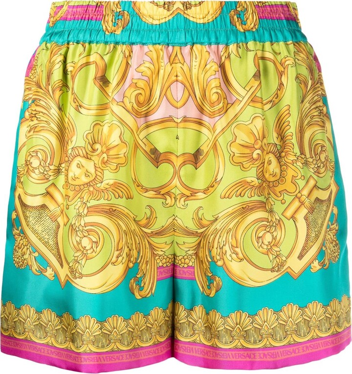 Versace Medusa Renaissance-print shorts - ShopStyle