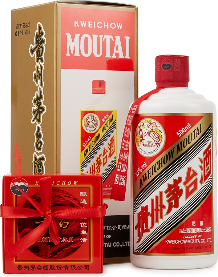 Kweichow Moutai Moutai Flying Fairy Baijiu 2019 Bottling 500ml - ShopStyle Food & Beverage
