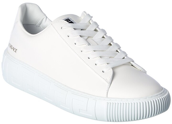Versace Greca Leather Sneaker - ShopStyle