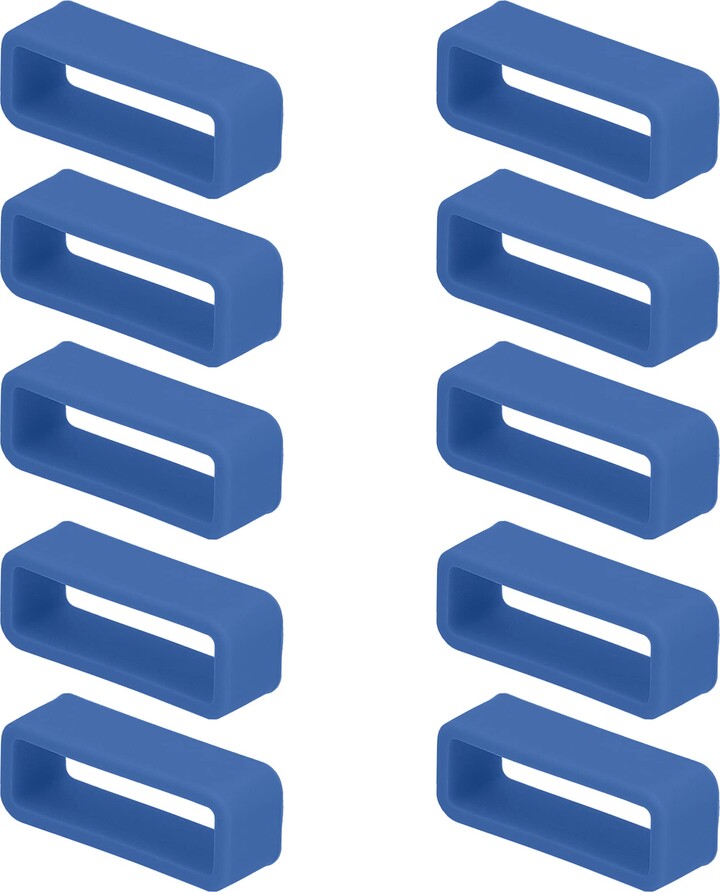 mumbi 10 x Keeper Watch Strap Loops Replacement Loops Silicone Rubber ...