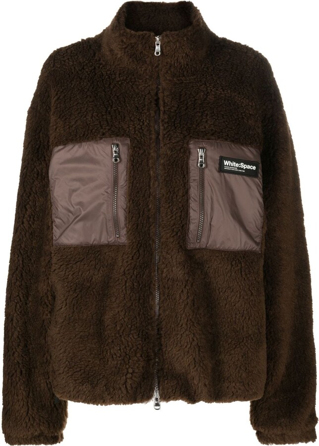 White:Space Zip-Up Sherpa Jacket - ShopStyle