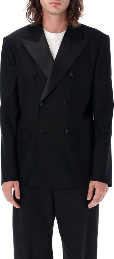 Palm Angels Starry night tuxedo blazer - ShopStyle