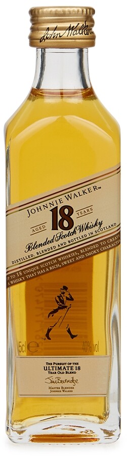 Johnnie Walker Whisky 18 Year Old Blended Scotch Whisky Miniature 50ml ...