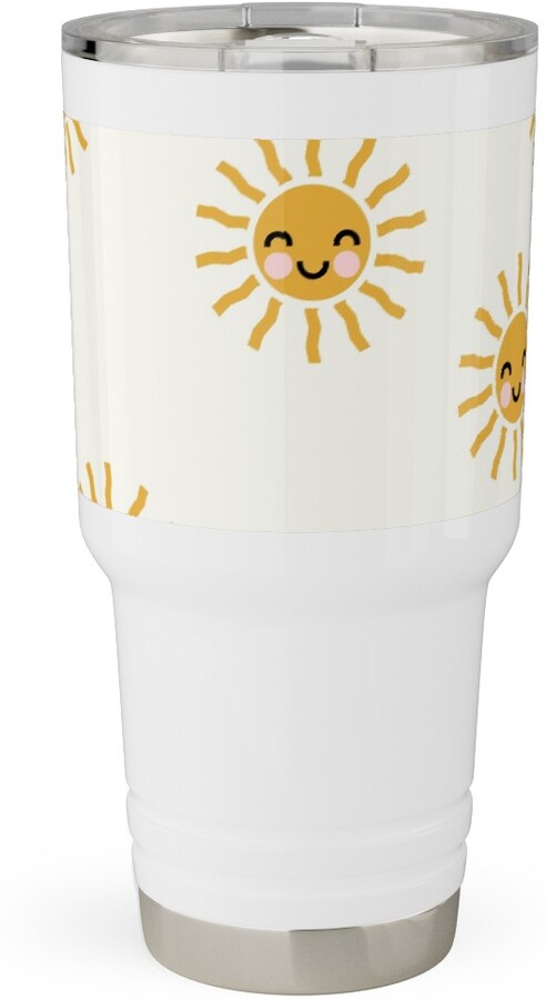 Shutterfly Travel Tumblers: Cute Sunshine - Yellow, 30oz - ShopStyle Drinkware & Bar Tools