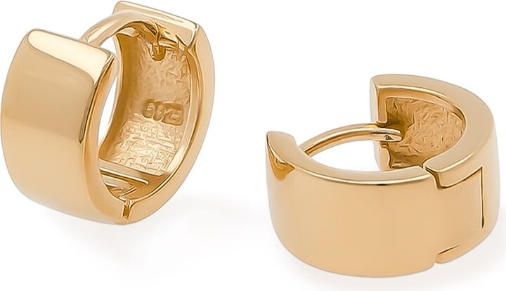 Côté Caché Women's Gold Classic Mini Huggie Hoop Earrings - ShopStyle