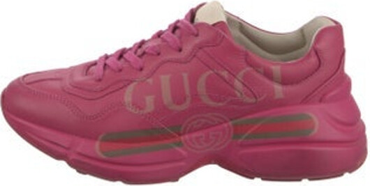 Gucci Leather Chunky Sneakers - ShopStyle