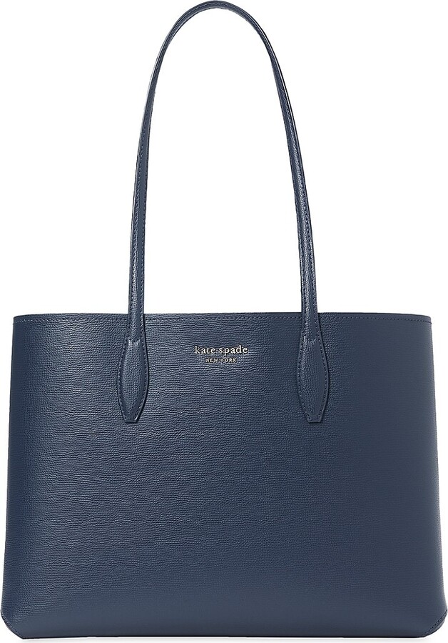 Kate Spade Large All Day Crossgrain Leather Tote Bag - ShopStyle