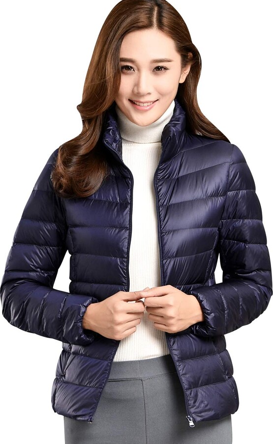 Peuignao Lightweight Down Jacket Women Womens Down Coats Women's Ultra ...