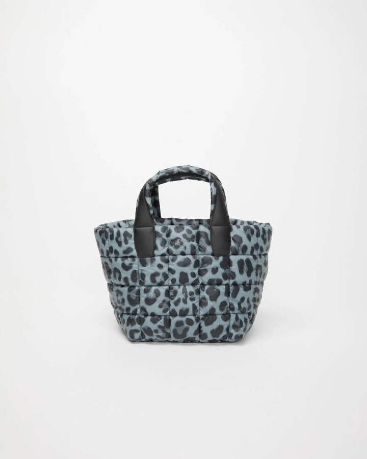 VeeCollective Porter Small Tote Bag In Grey Leopard - ShopStyle