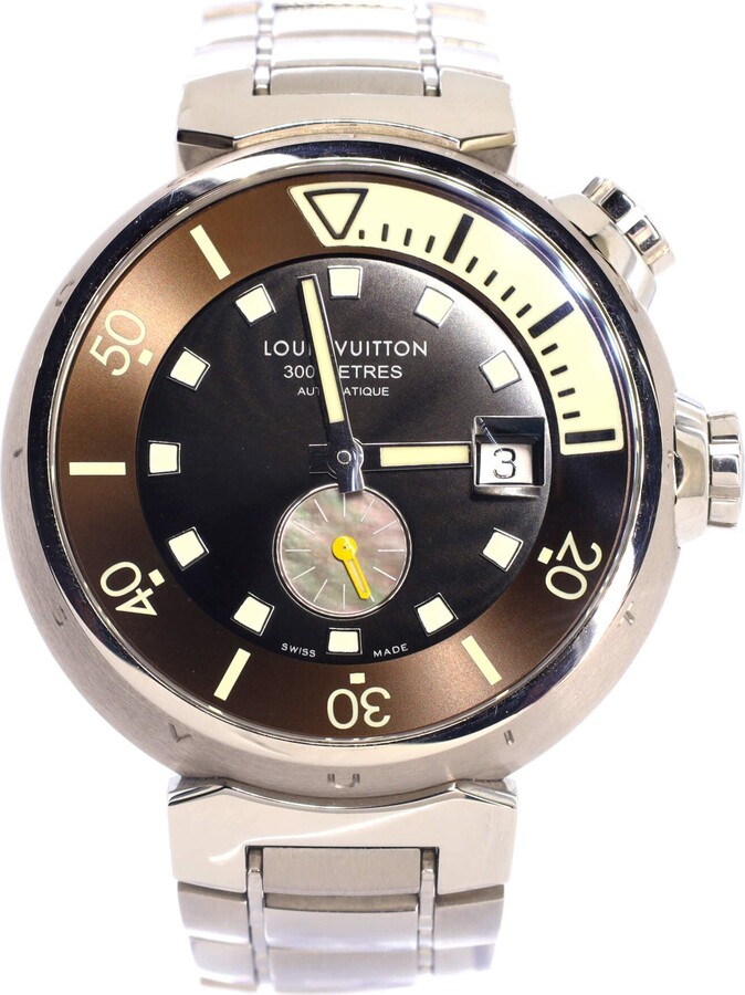 Louis Vuitton Tambour Diver Automatic Watch - ShopStyle