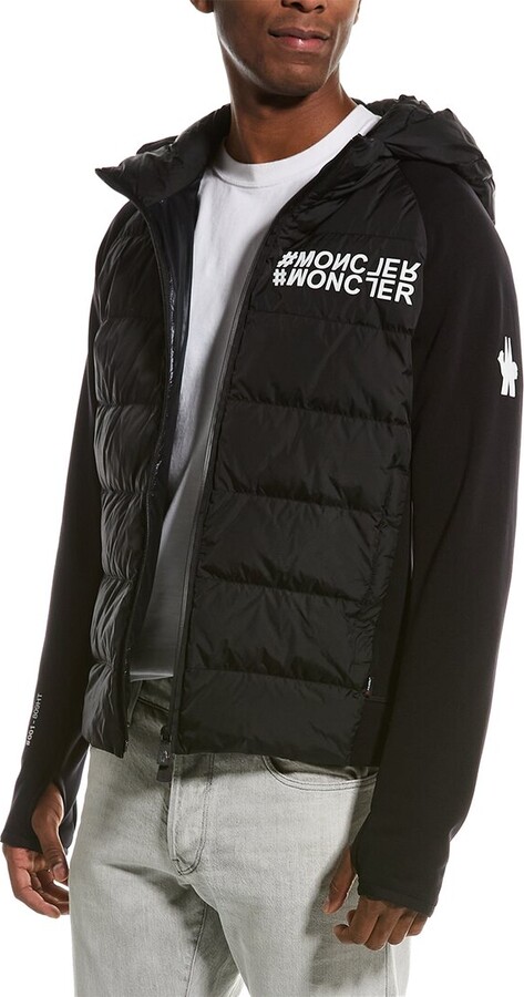 Moncler Quilted Front Panel Down Jacket - ShopStyle