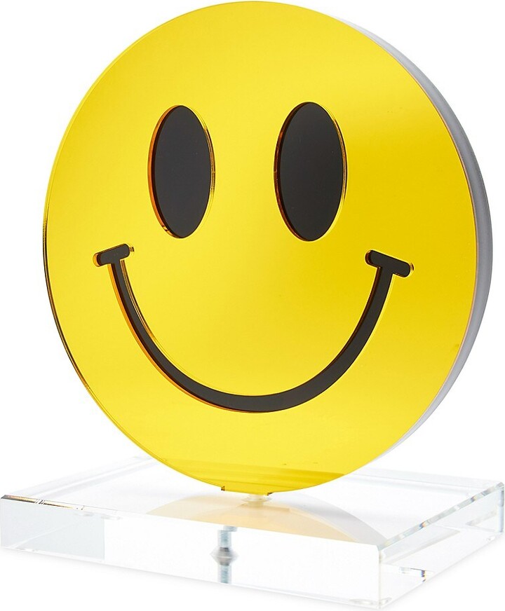Tara Wilson Designs Mirred Smiley Face Stand Alone - Mirrored ...