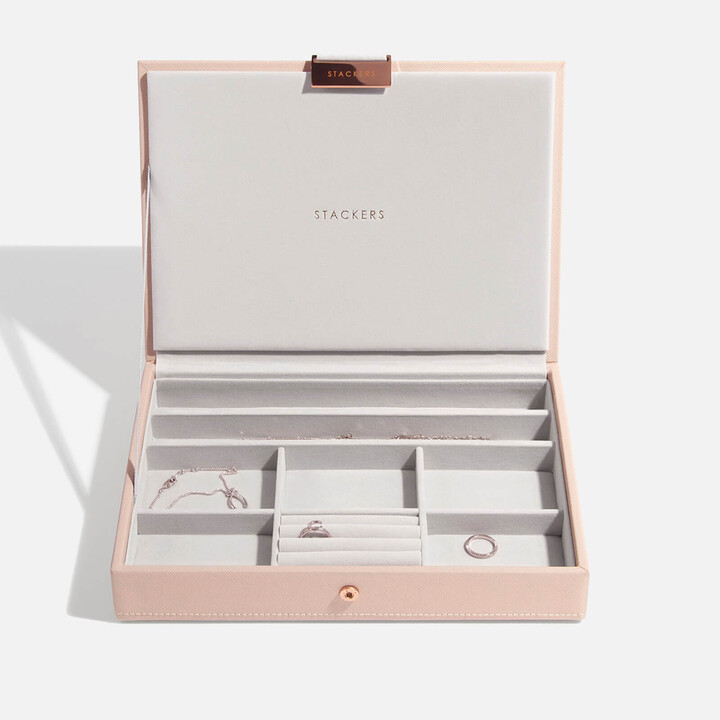 Stackers Classic Jewellery Box + Lid - Blush - ShopStyle