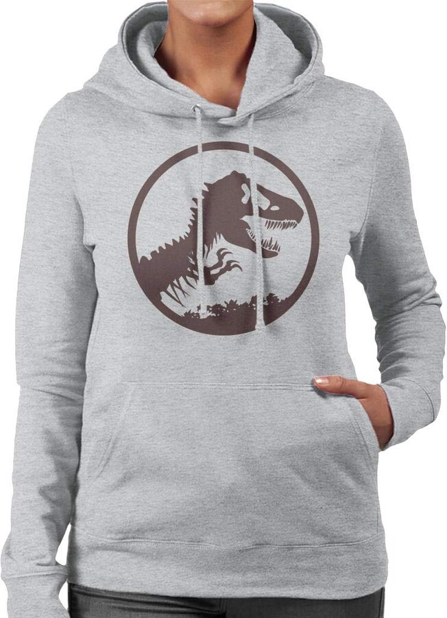All+Every Jurassic Park T Rex Skeleton Icon Women's Hooded Sweatshirt ...