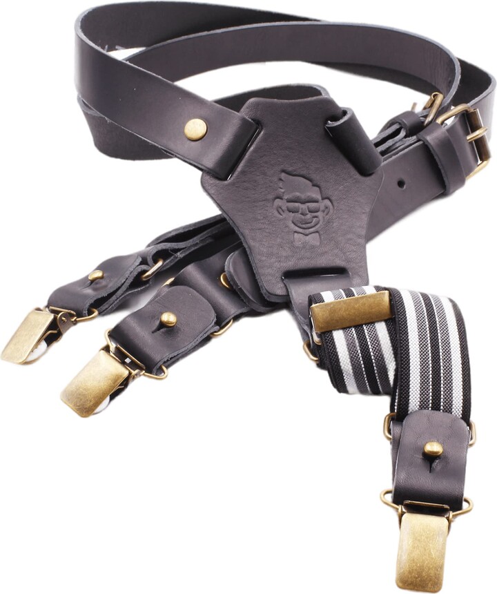 El mono con pajarita Leather braces for men - ShopStyle Tech Accessories