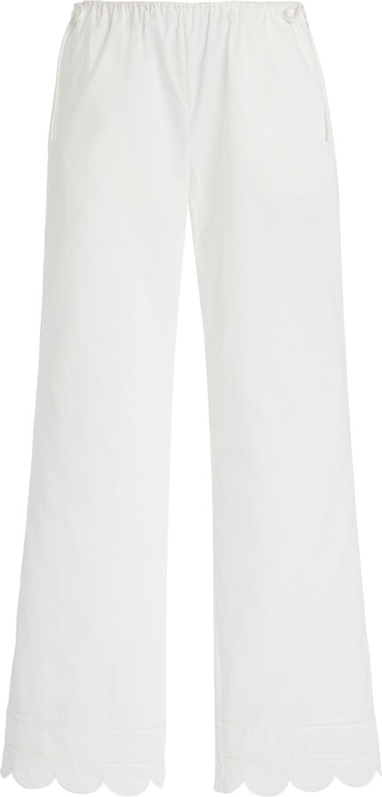 THE GARMENT Rise Organic Cotton Wide-Leg PantsGARMENT - ShopStyle Trousers