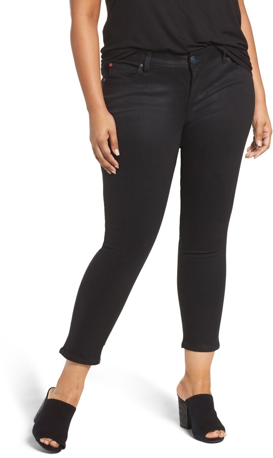 SLINK Jeans Stretch Corduroy Cropped Skinny Pants - ShopStyle