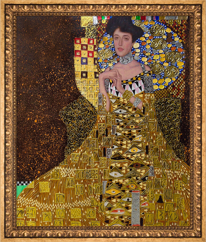 Museum Masters Portrait Of Adele Bloch Bauer I Metallic Embellished By ...
